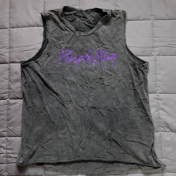 Prince | Tops | Purple Rain Prince Flowy Oversized Tank Top Slight High ...